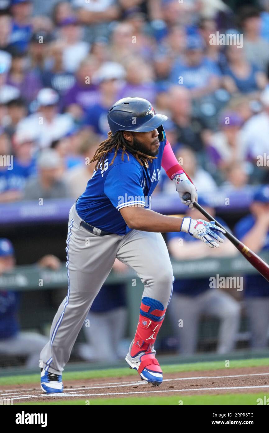 Toronto Blue Jays first baseman Vladimir Guerrero Jr. (27) in the first ...