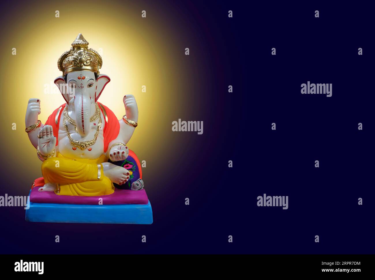 Lord Ganpati colourful background for Ganesh Chaturthi festival, Happy ...