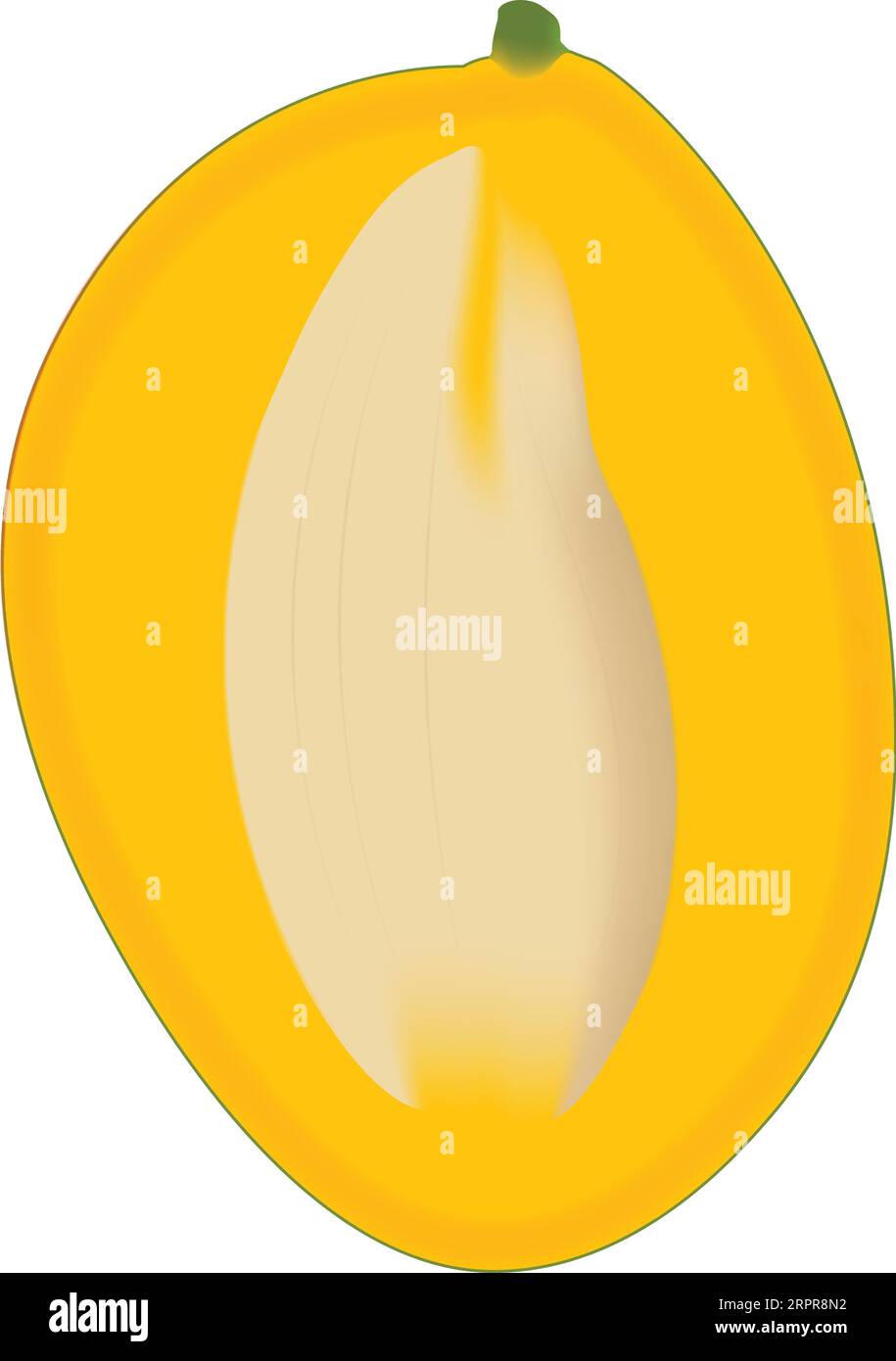 Fruit dessert mango in Stock Vector Images - Alamy