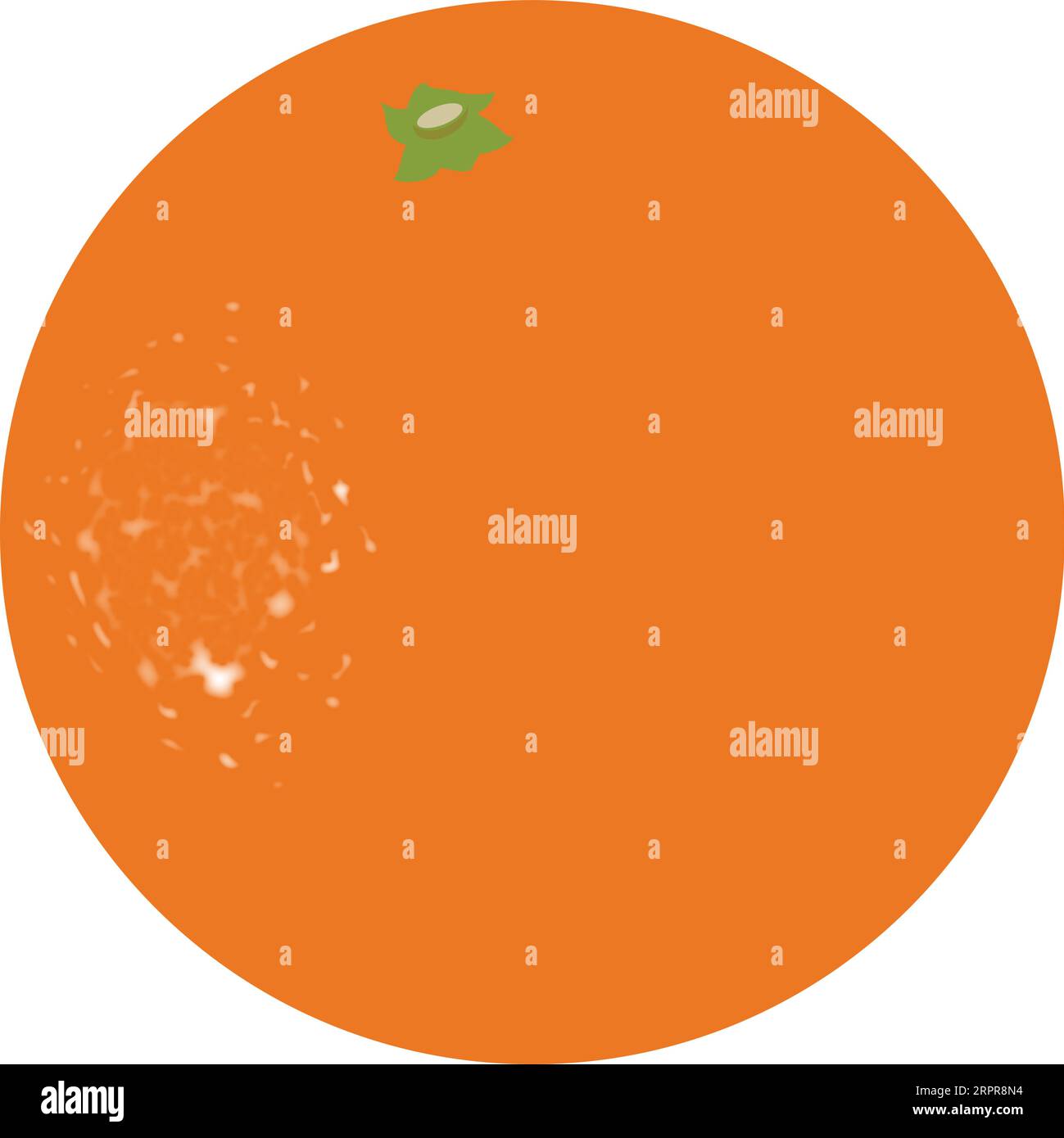 Orange fruit vector vectors Stock Vector Images - Alamy