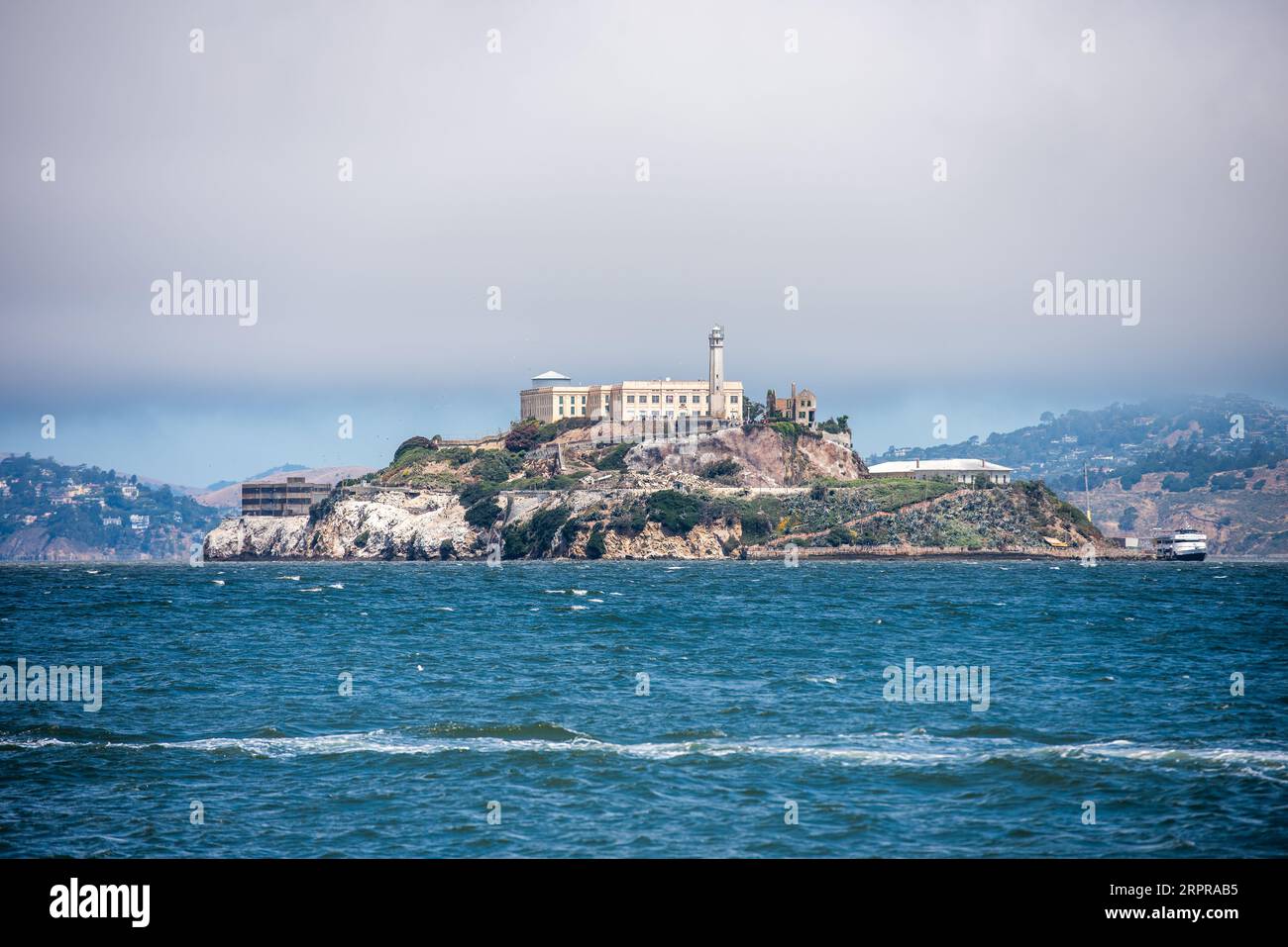Lanscape photograph of Alcatraz Island Stock Photo - Alamy