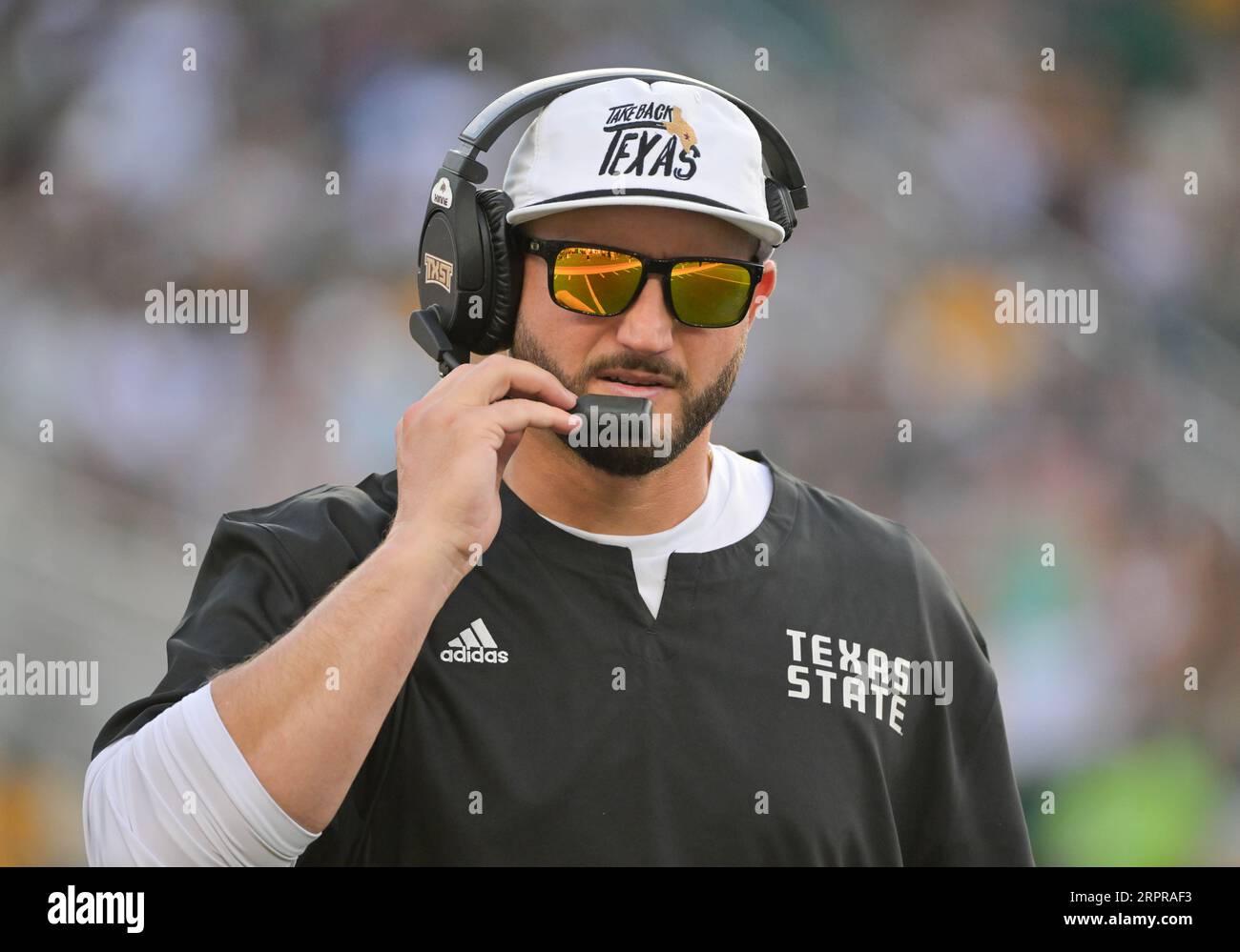 Waco, USA. 02nd Sep, 2023. September 2 2023: Texas State Bobcats head ...