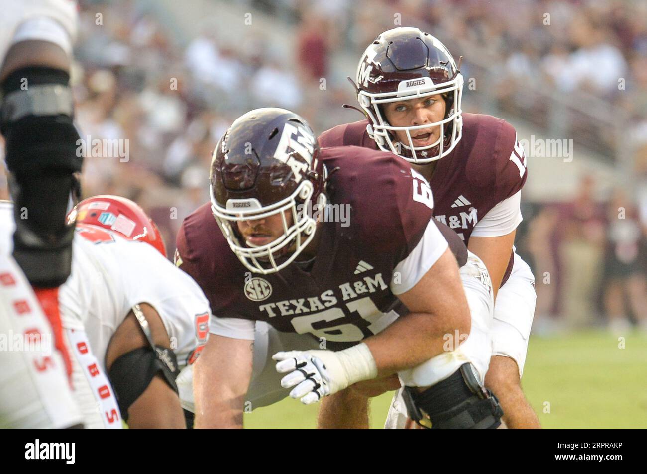 College Station, USA. 02nd Sep, 2023. September 01, 2023: Texas A&M ...