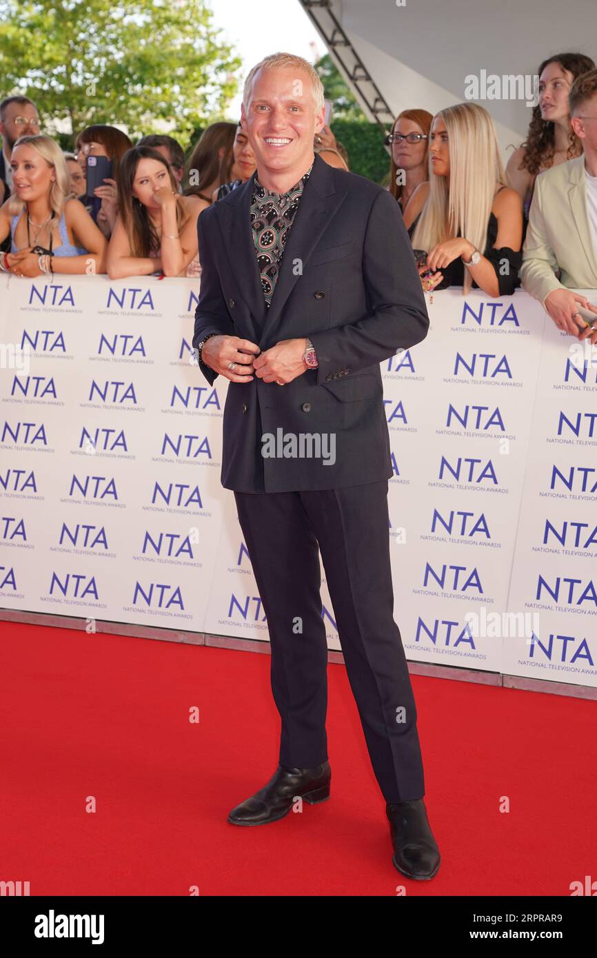 Jamie Laing arrives for the National Television Awards at the O2 Arena ...