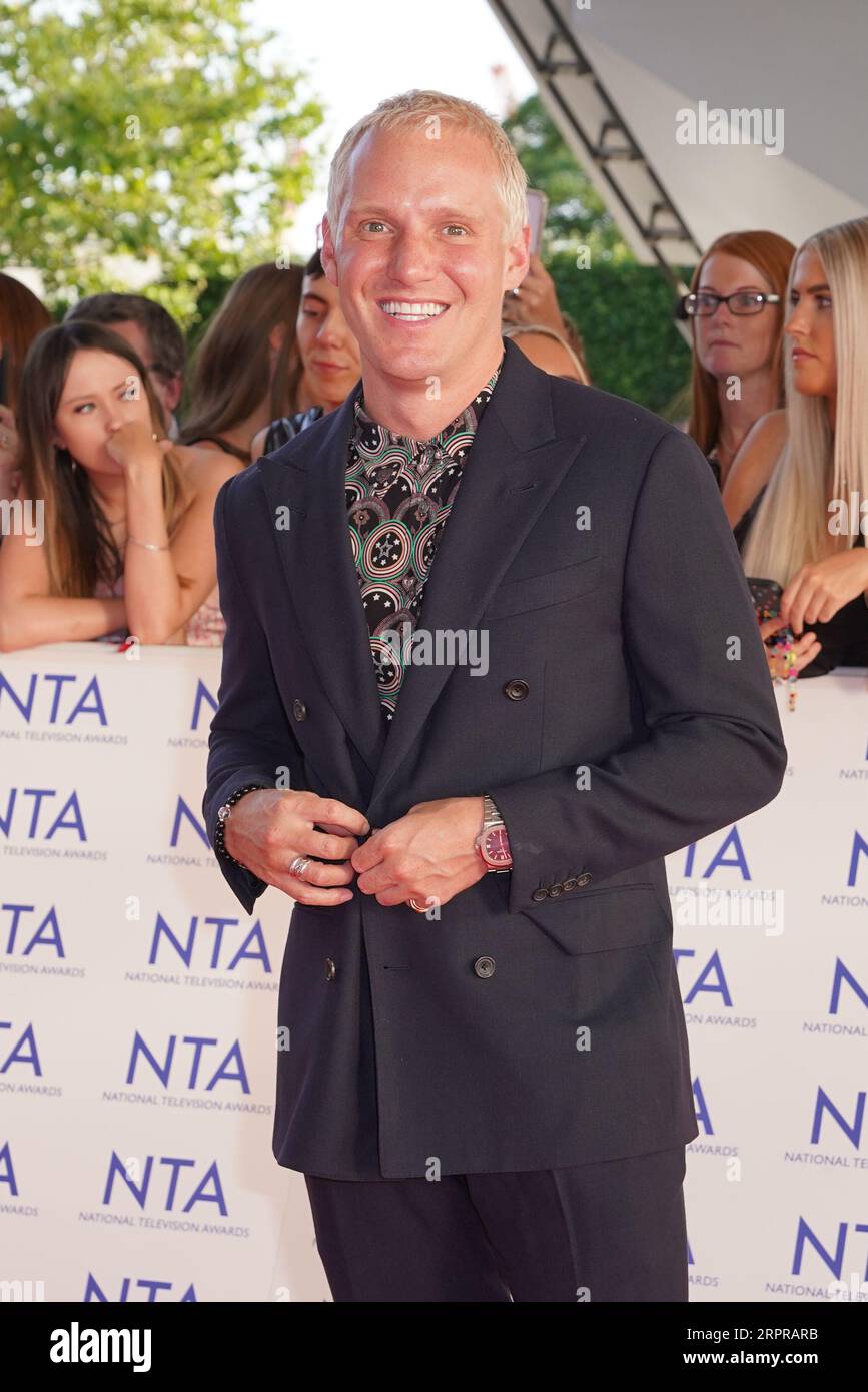 Jamie Laing arrives for the National Television Awards at the O2 Arena ...