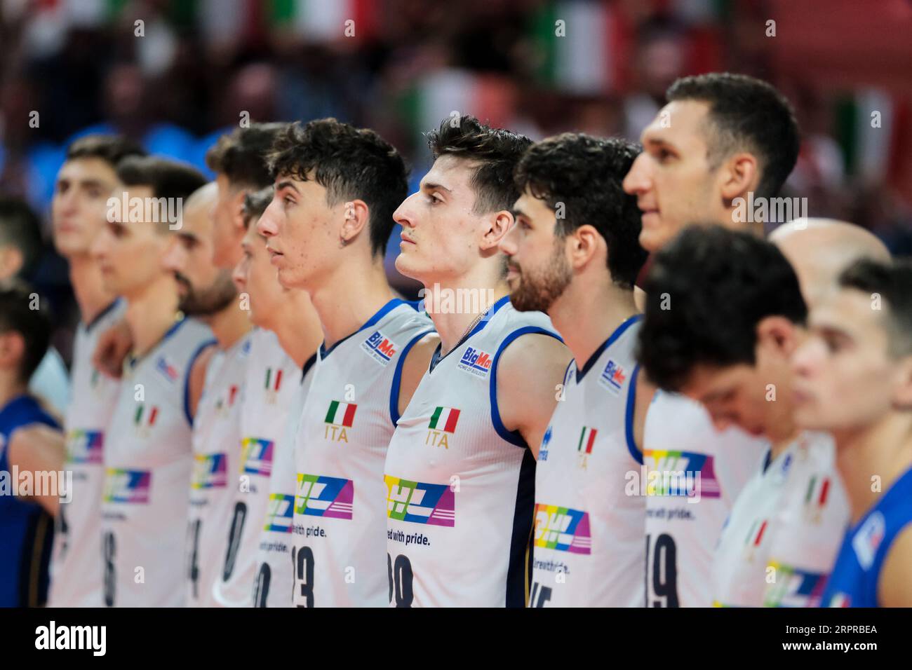 Italy National Team line up during the Final Round Day 6 of the 2023 ...