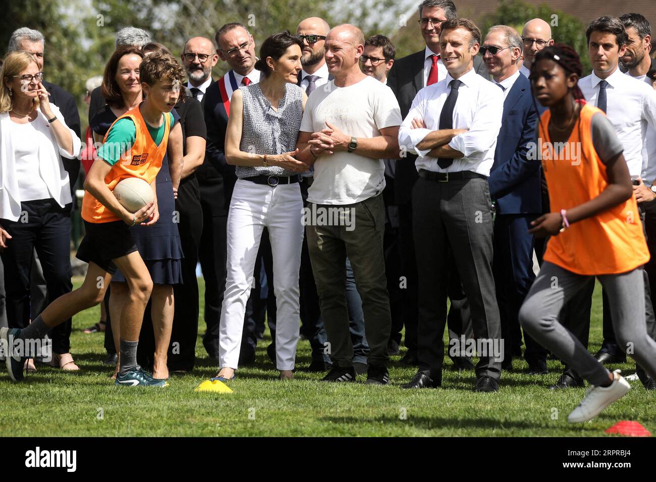 Orthez, France. 05th Sep, 2023. French Sports Minister Amelie Oudea ...