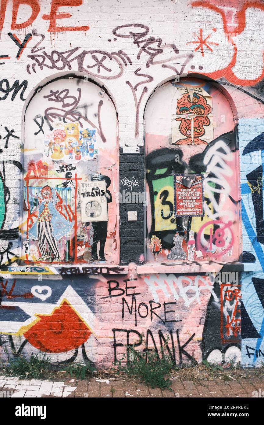 Graffiti, Brick Lane Area, London, UK Stock Photo - Alamy