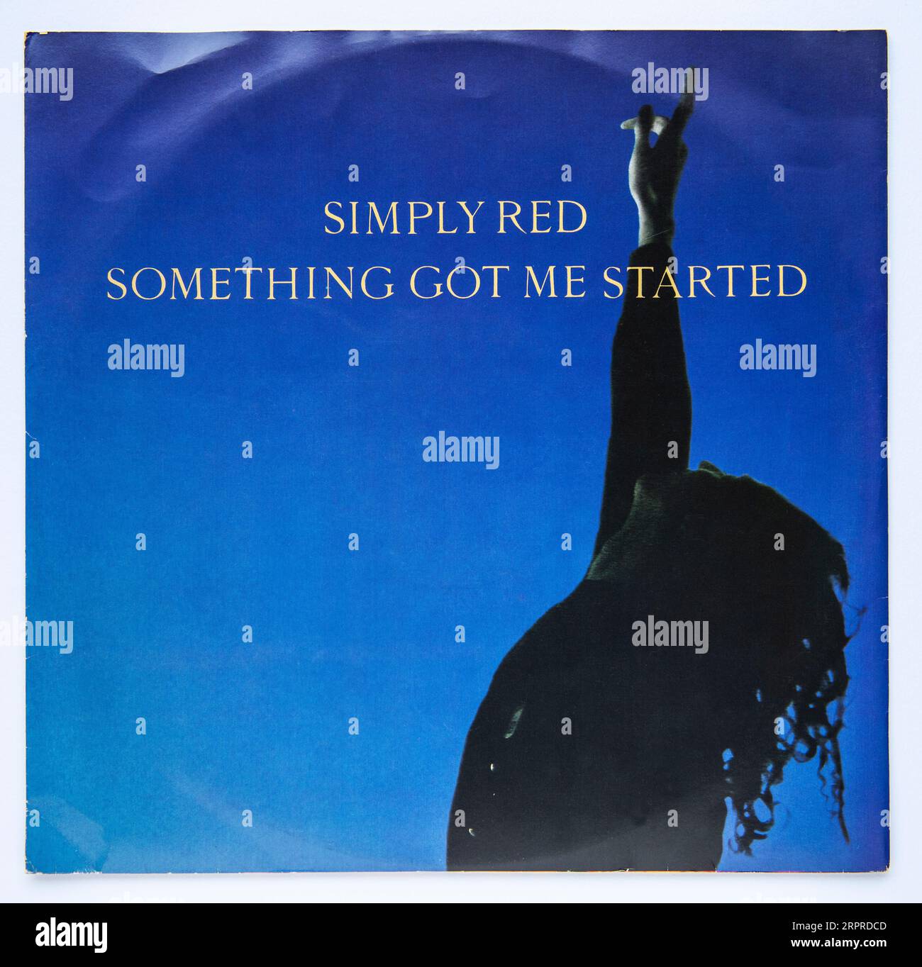 Picture cover of the 12 inch single version of Something Got Me Started ...