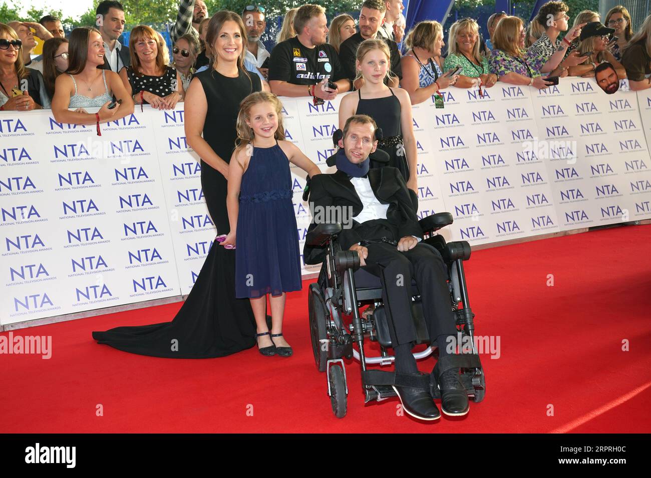 Rob Burrow arrives for the National Television Awards at the O2 Arena ...