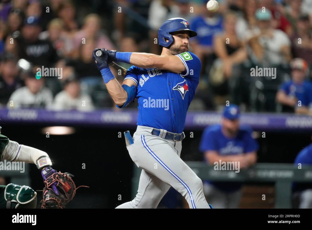 Toronto Blue Jays center fielder Kevin Kiermaier (39) in the eighth ...