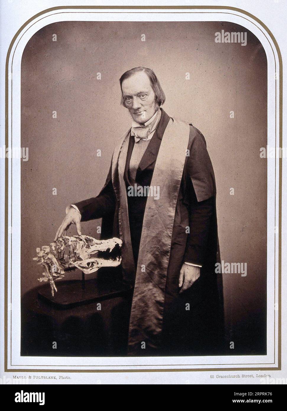 Sir Richard Owen, 1804 – 1892, was an English biologist, comparative anatomist and ...