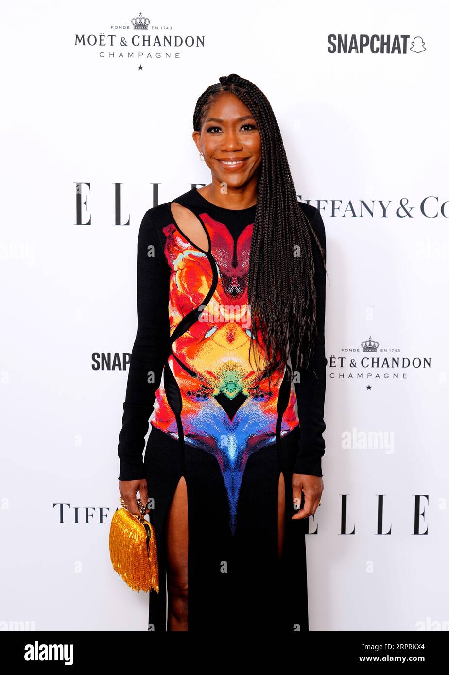 Kenya Hunt arrives at the Elle Style Awards held at the Old Sessions House in London. Picture ...