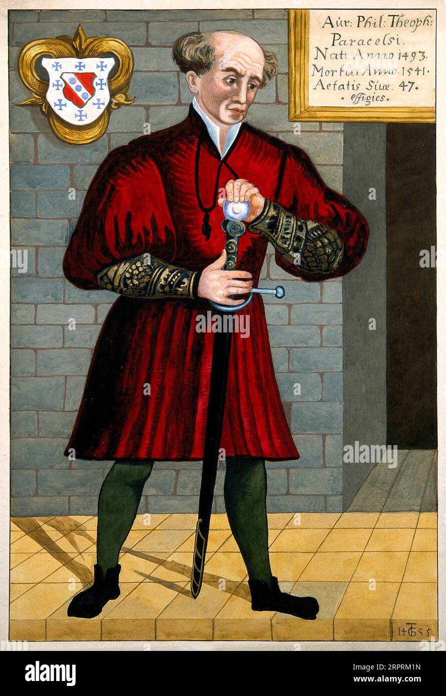 Old picture of paracelsus hi-res stock photography and images - Alamy