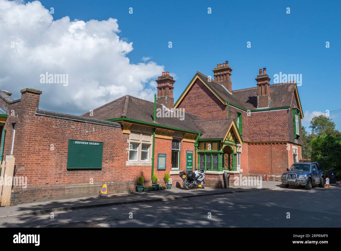 Horsted Keynes station on the Bluebell Railway, West Sussex, UK Stock ...