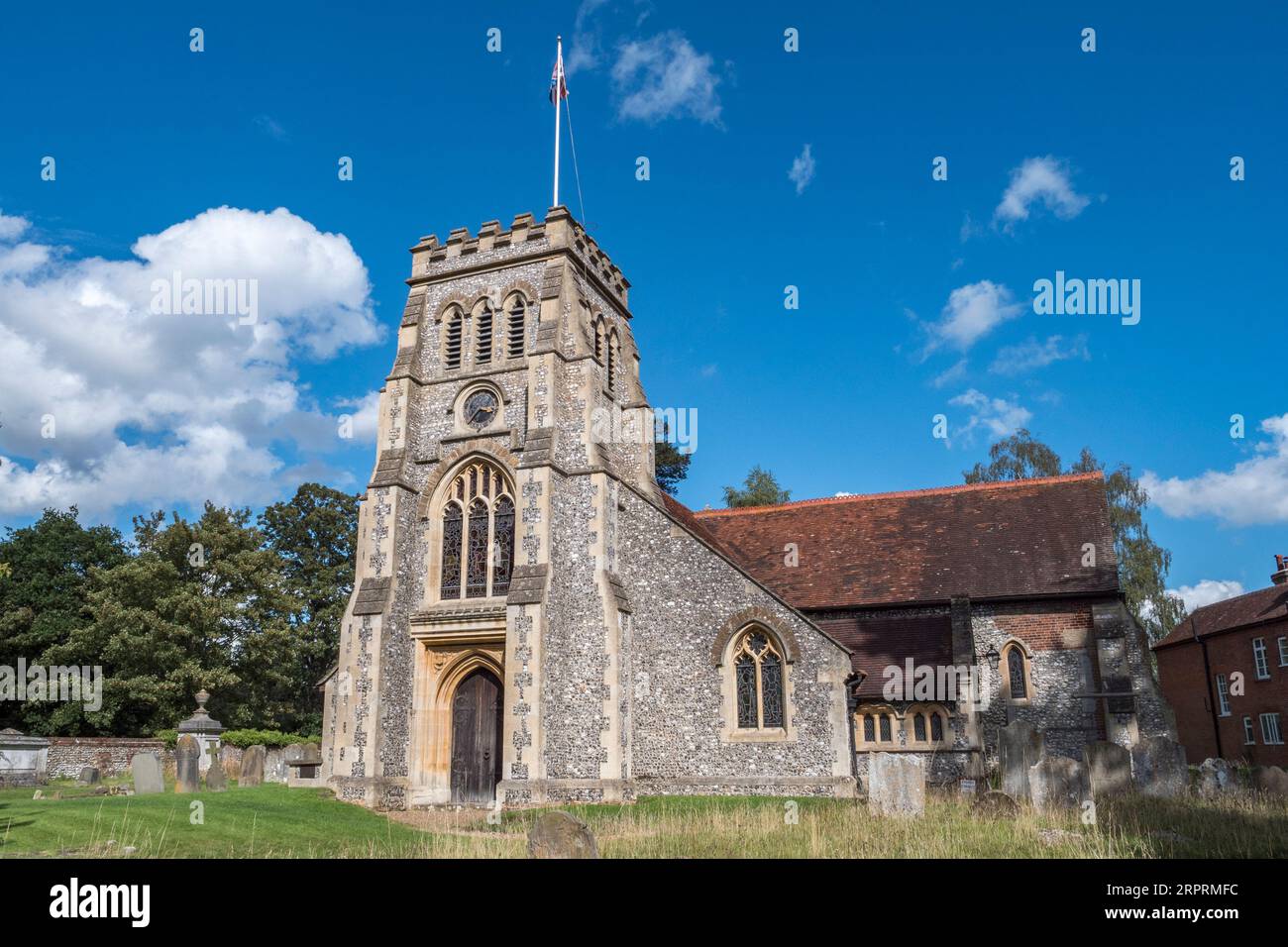 St Lawrence Church, Effingham, Leatherhead, Surrey UK location of the ...