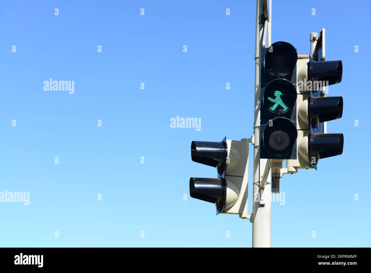 View of pedestrian traffic lights in city, closeup Stock Photo - Alamy