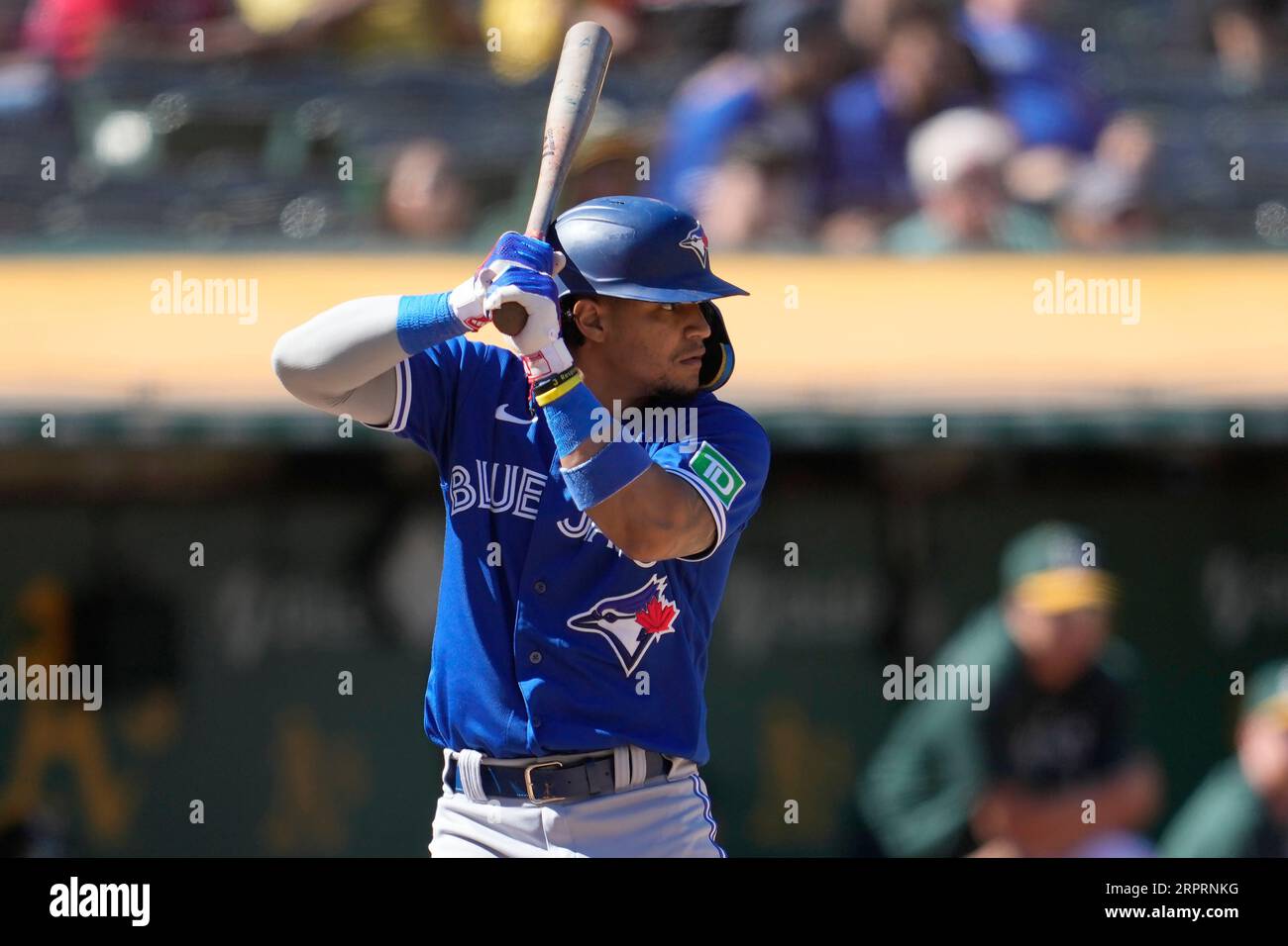 Toronto Blue Jays' Santiago Espinal during a baseball game against the ...