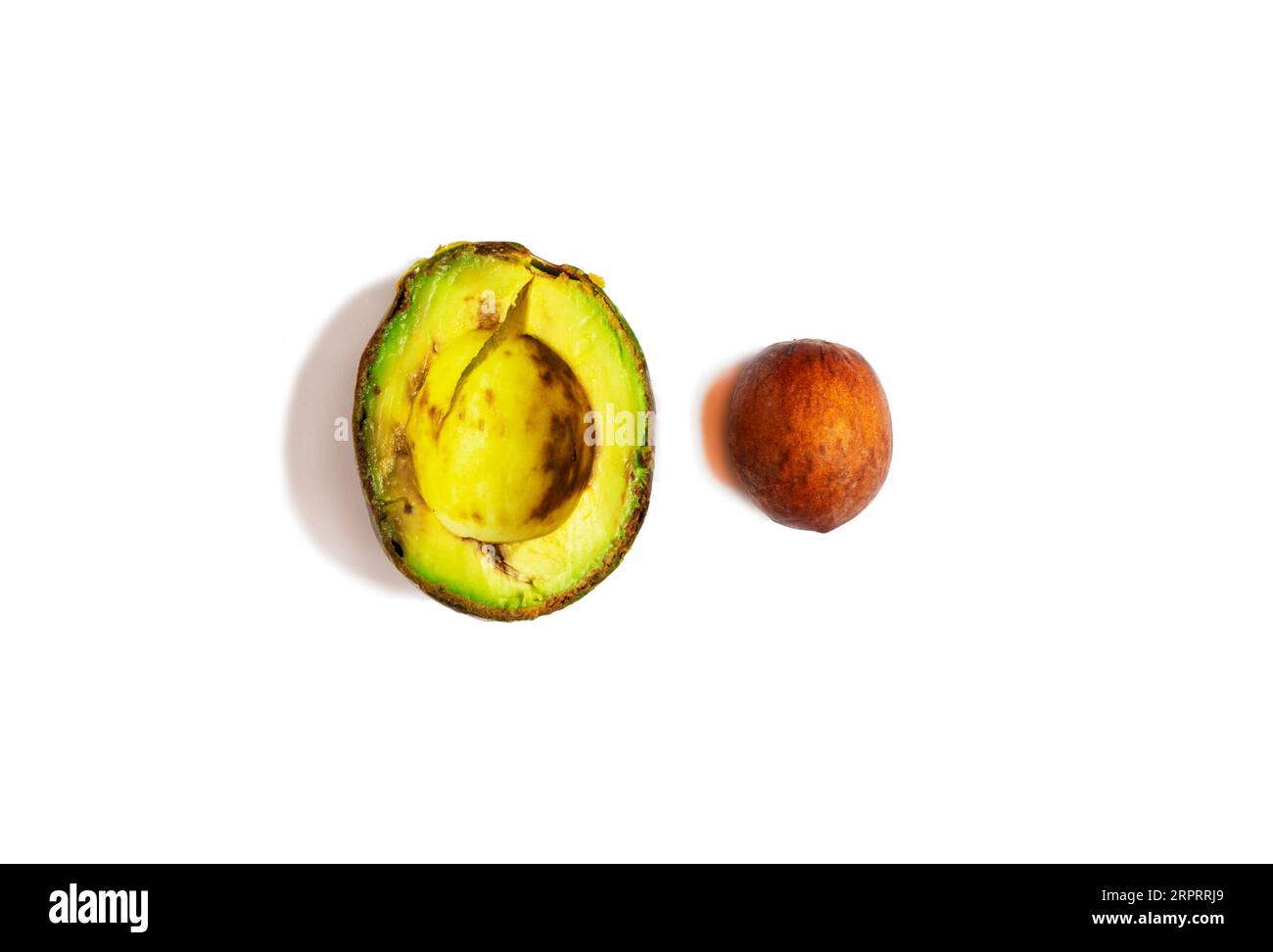 Rotten avocado Cut Out Stock Images & Pictures - Alamy