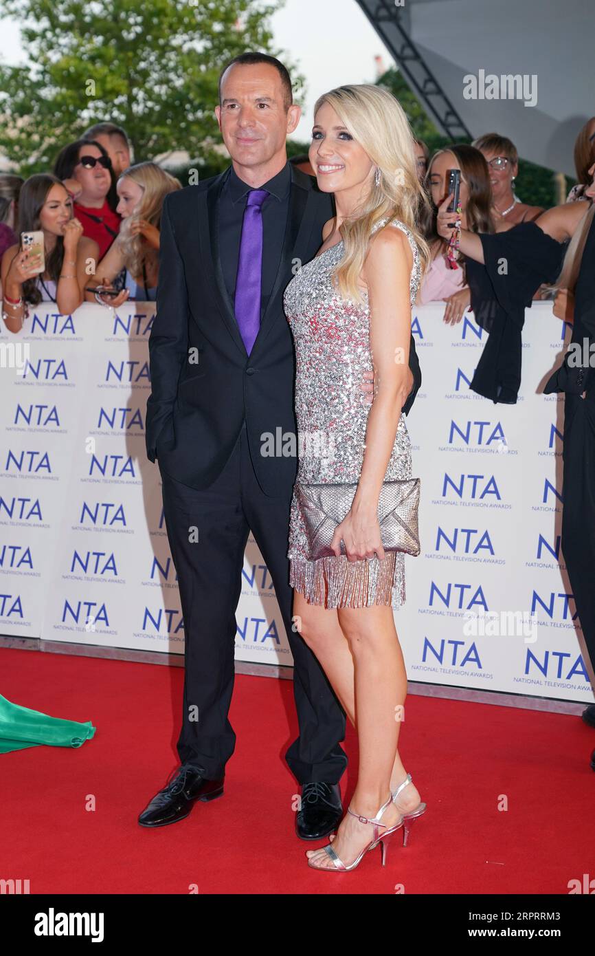 Martin Lewis and Lara Lewington arrives for the National Television ...