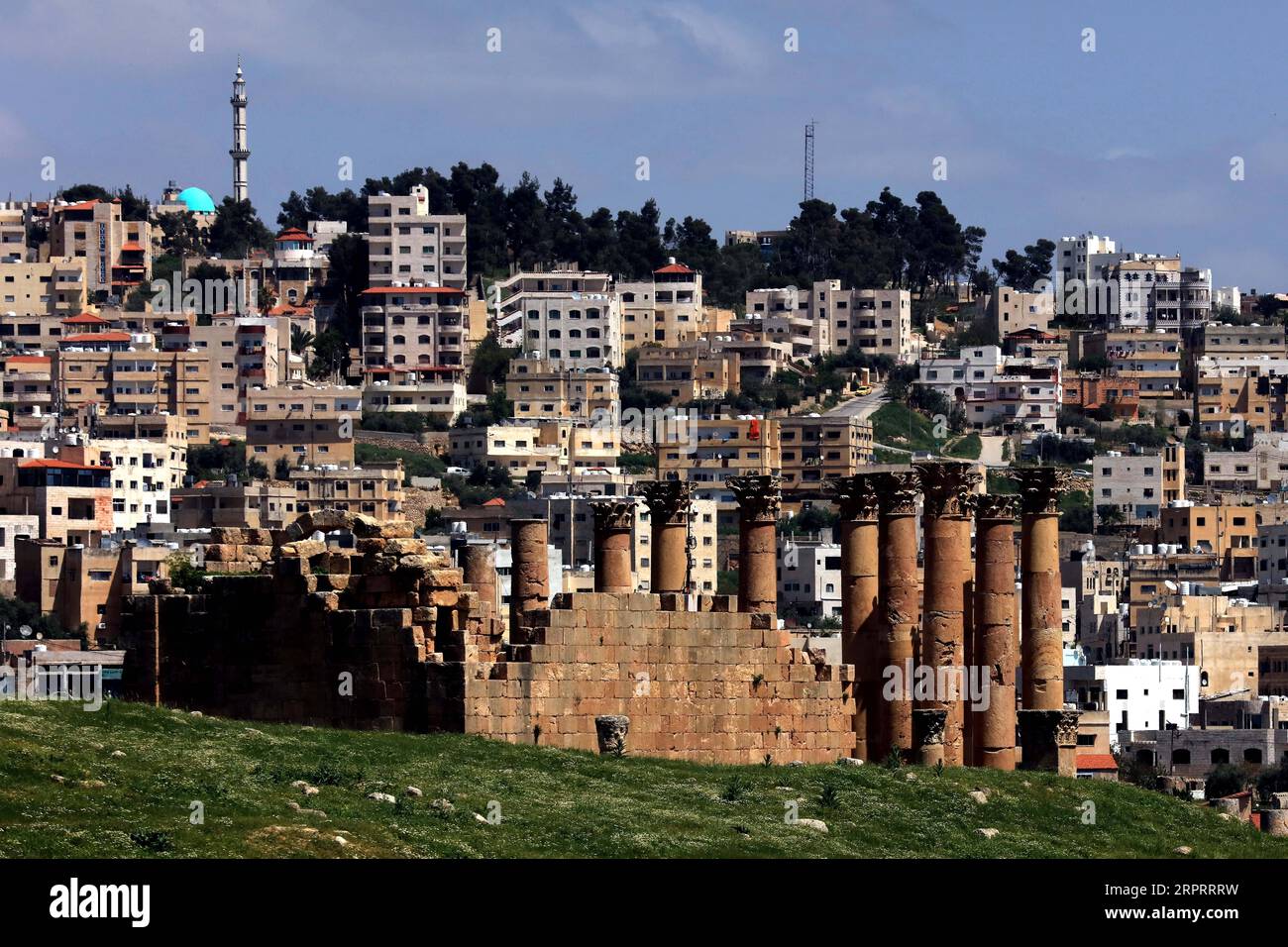 200407 -- JERASH JORDAN, April 7, 2020 -- Photo taken on April 7, 2020 ...