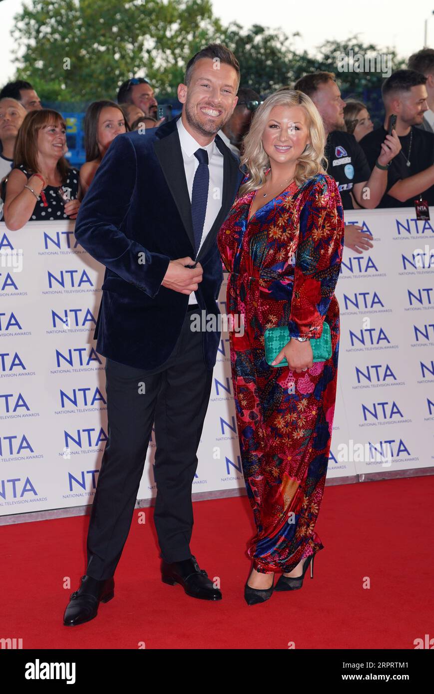 Chris Ramsey and Rosie Ramsay arrives for the National Television ...