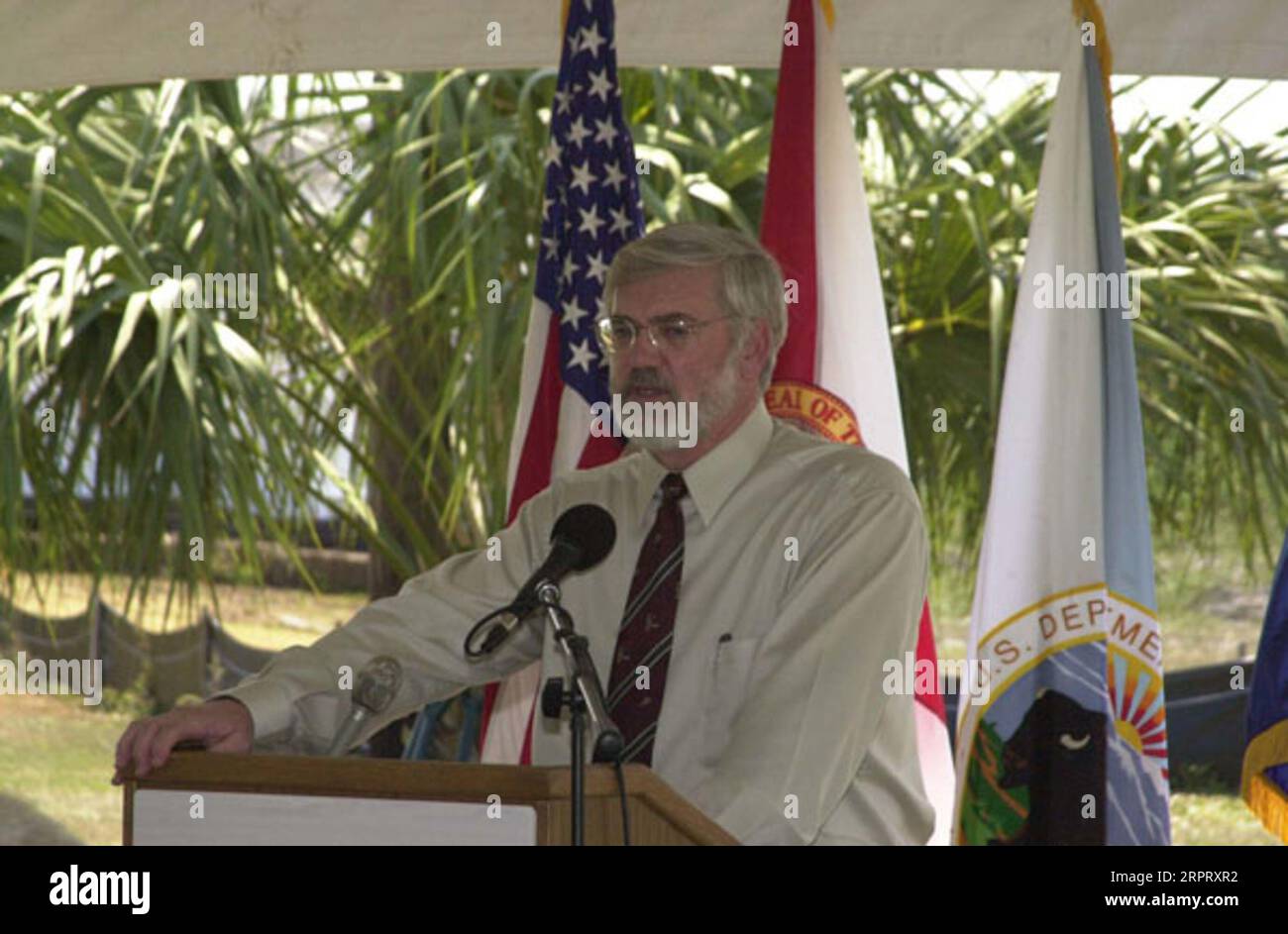 Deputy Secretary of Agriculture James Moseley speaking at dedication ...