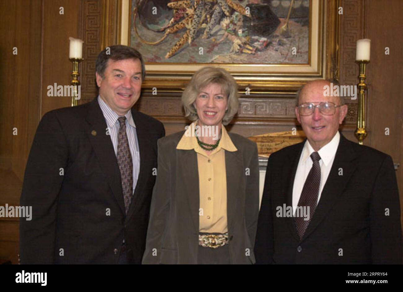 Secretary Gale Norton hosting visitors at Department of Interior ...
