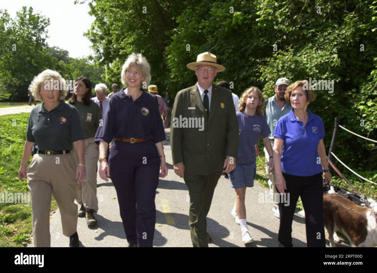 National Park Service's Fran Mainella, Secretary Gale Norton ...