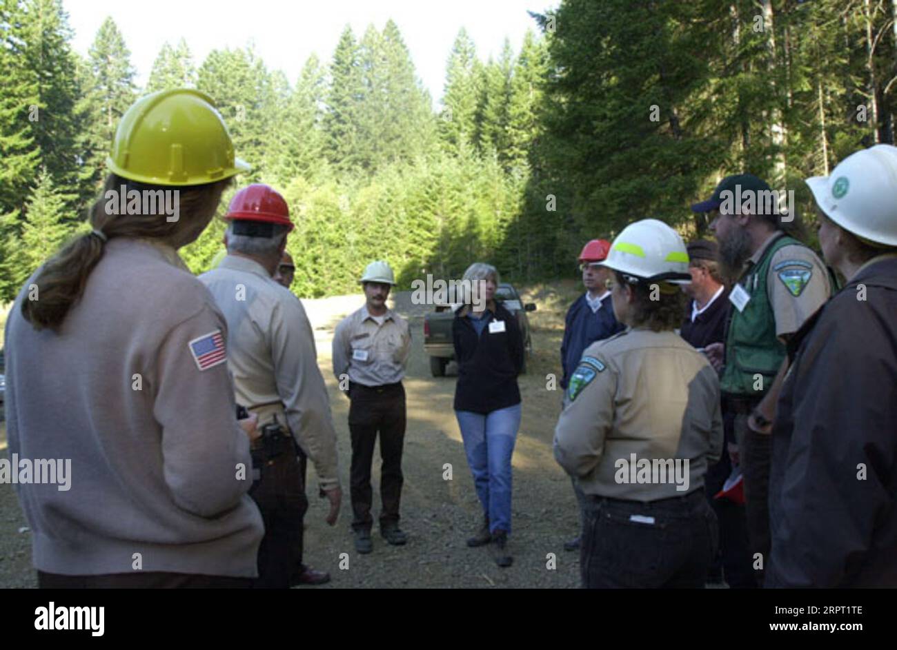 Visit of Secretary Gale Norton to northwest Oregon for forest tours and ...