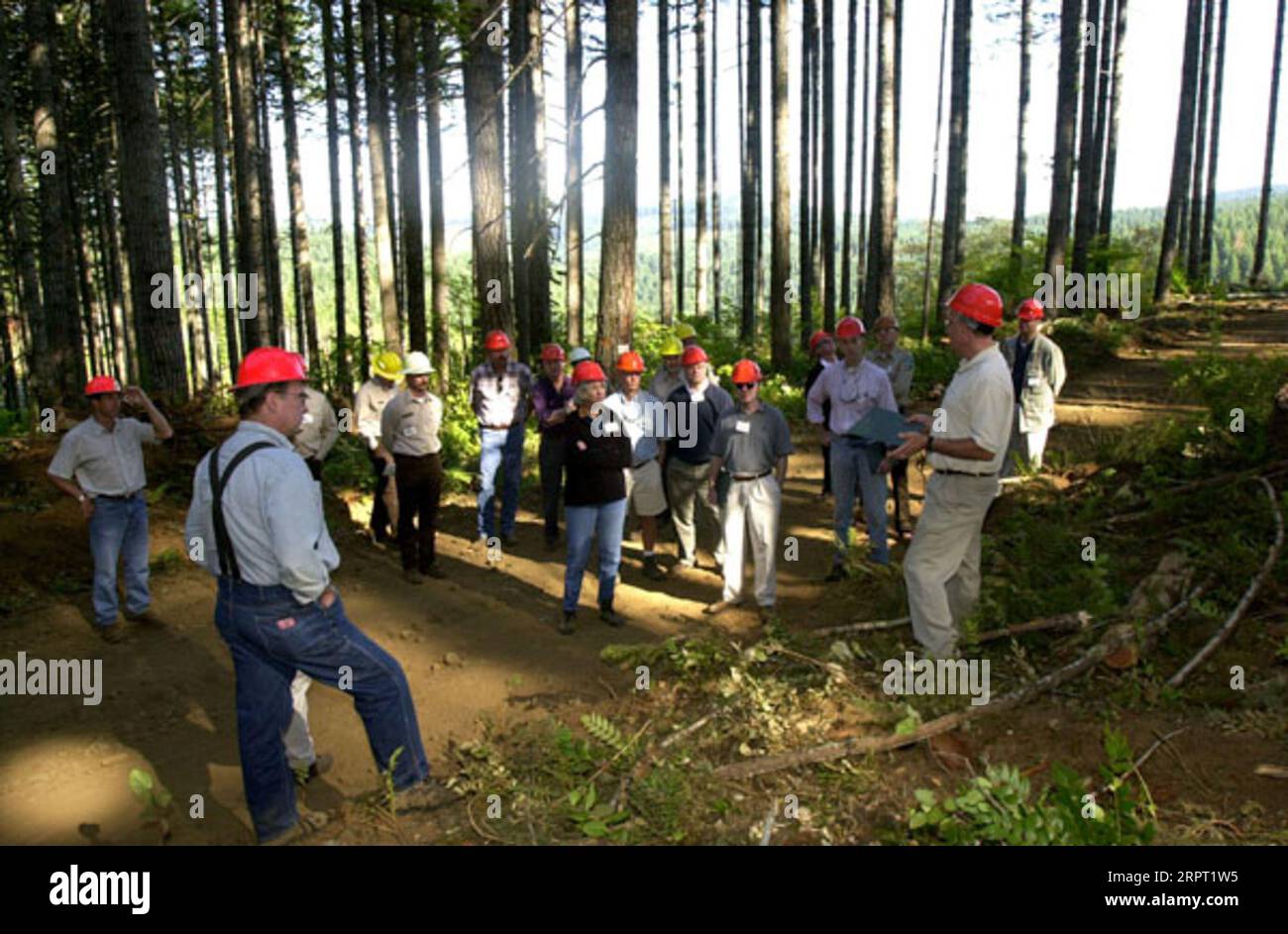 Visit of Secretary Gale Norton to northwest Oregon for forest tours and ...