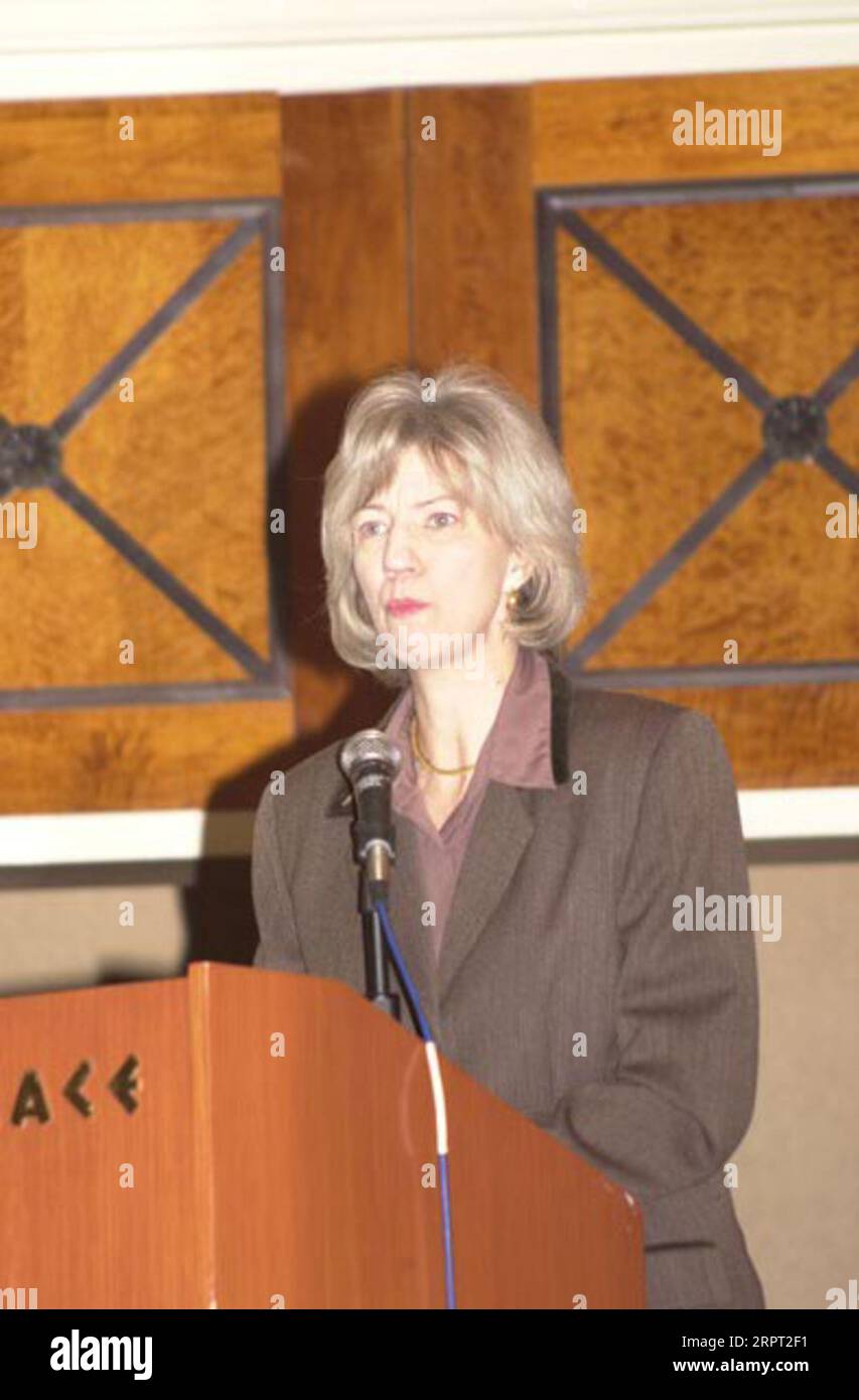 Secretary Gale Norton speaking on California water use reduction ...