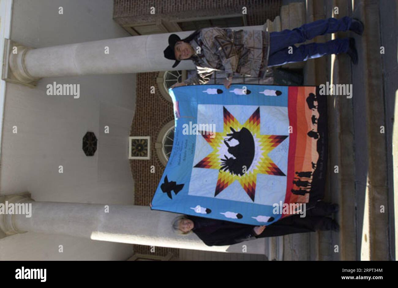 Secretary Gale Norton with Tex Hall, Chairman of the Three Affiliated ...