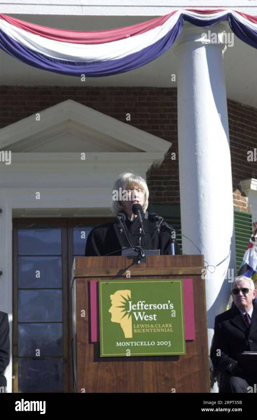 Events, with Secretary Gale Norton, marking debut of Lewis and Clark ...