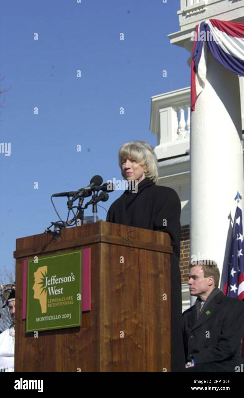 Events, with Secretary Gale Norton, marking debut of Lewis and Clark ...