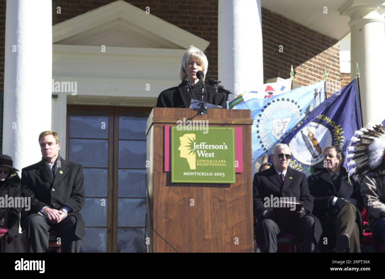 Events, with Secretary Gale Norton, marking debut of Lewis and Clark ...