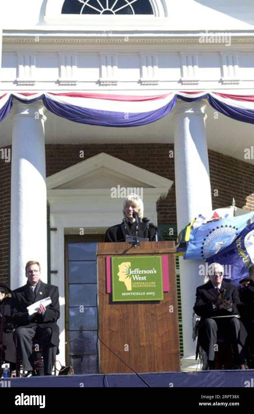 Events, with Secretary Gale Norton, marking debut of Lewis and Clark ...