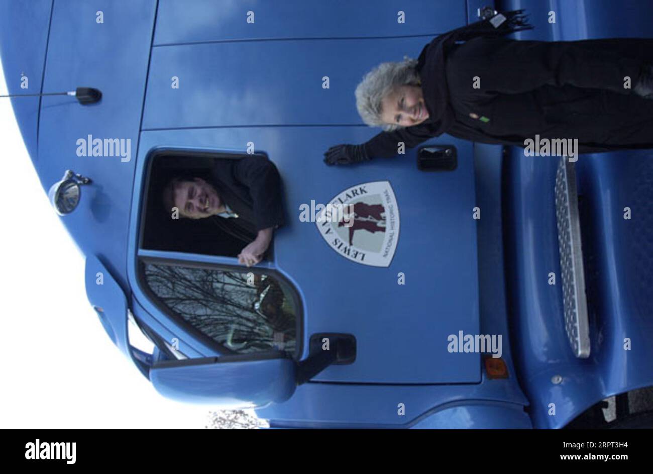 National Park Service Director, Fran Mainella, and John Hughes, husband ...