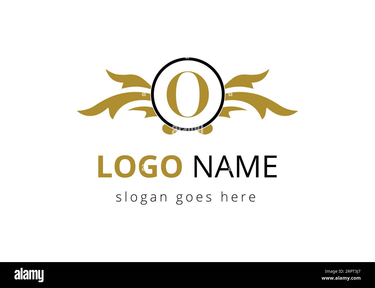 Letter O Wing Logo Design For Freight and Transportation Symbol Stock ...