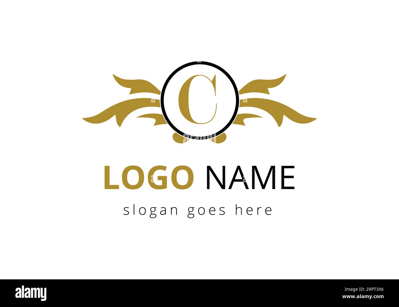 Letter C Wing Logo Design For Freight and Transportation Symbol Stock ...