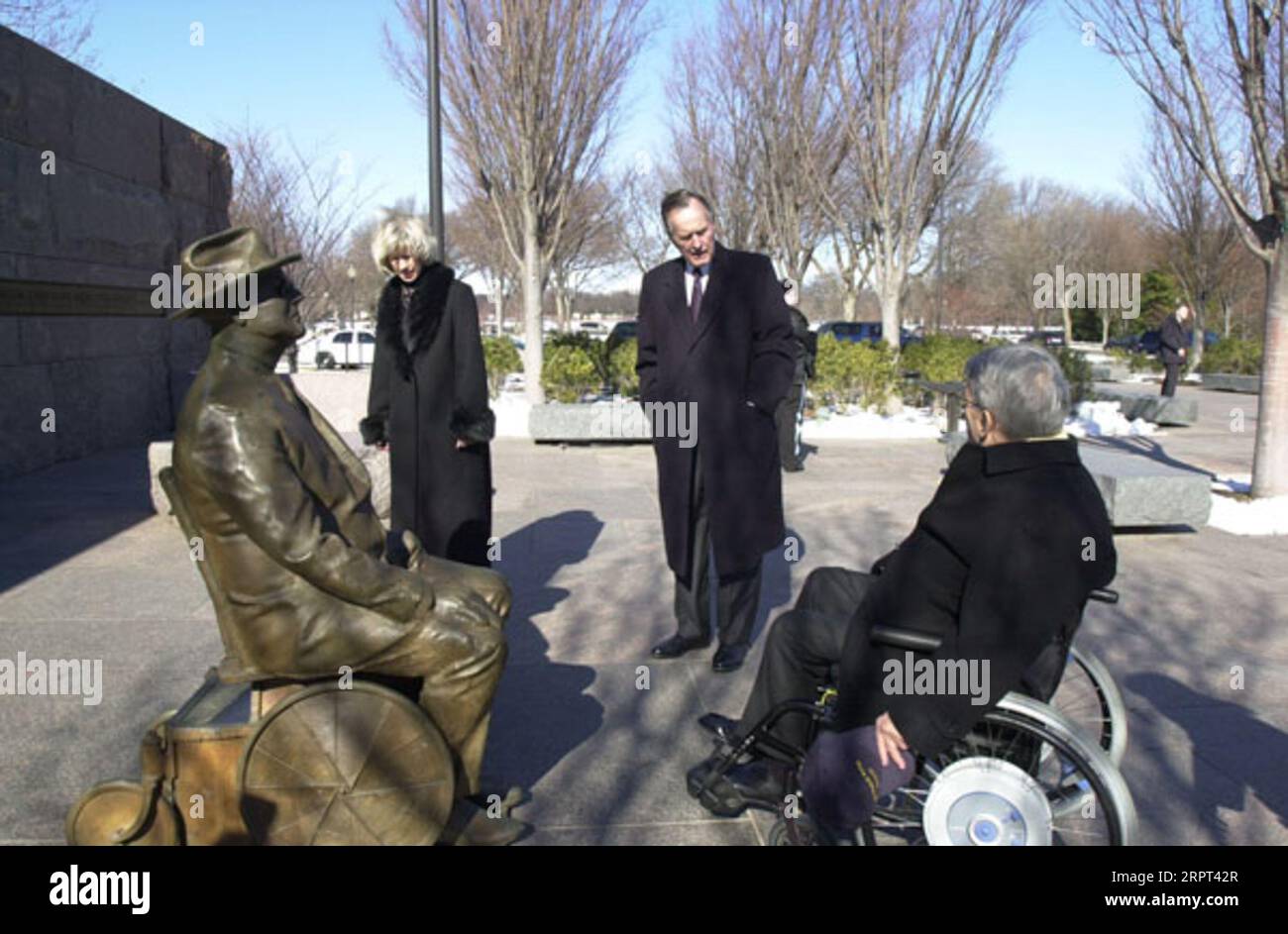 Secretary Gale Norton, former President George H.W. Bush, National ...