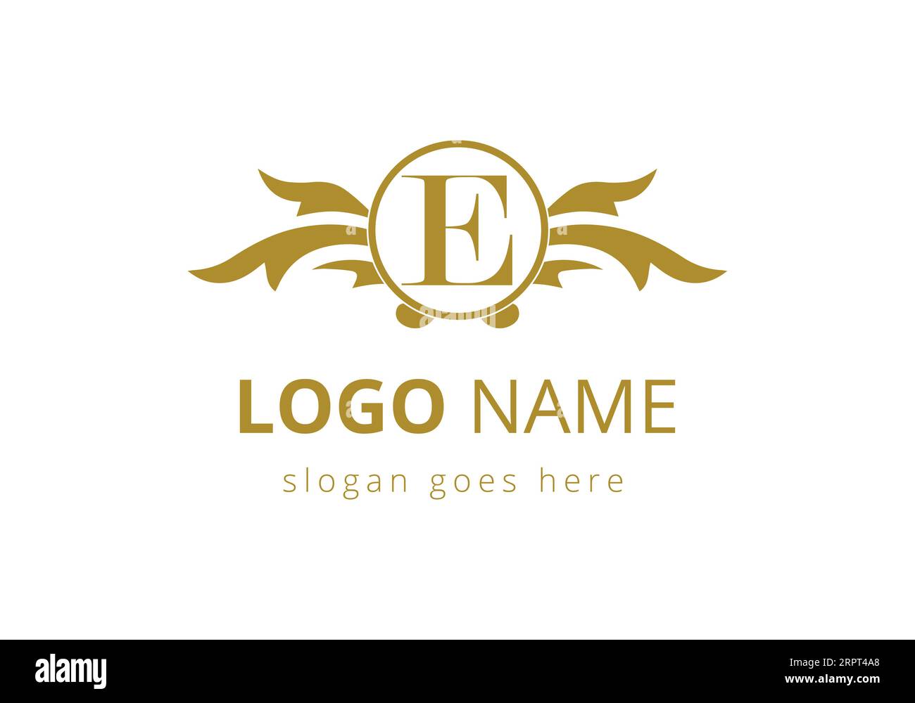 Letter E Wing Logo Design For Freight and Transportation Symbol Stock ...
