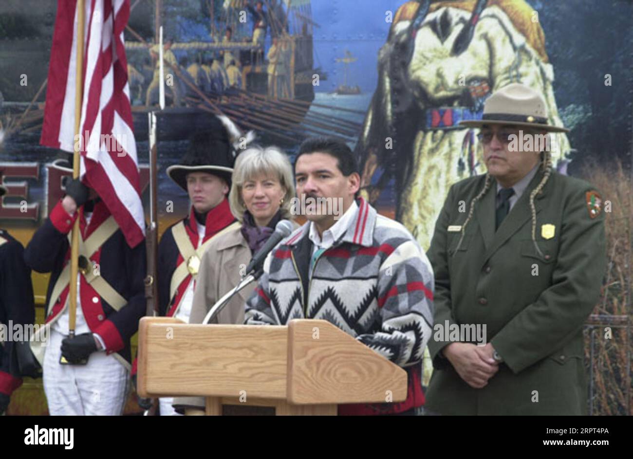 Fort Belknap Indian Reservation Vice Chairman, Darrell Martin, at ...