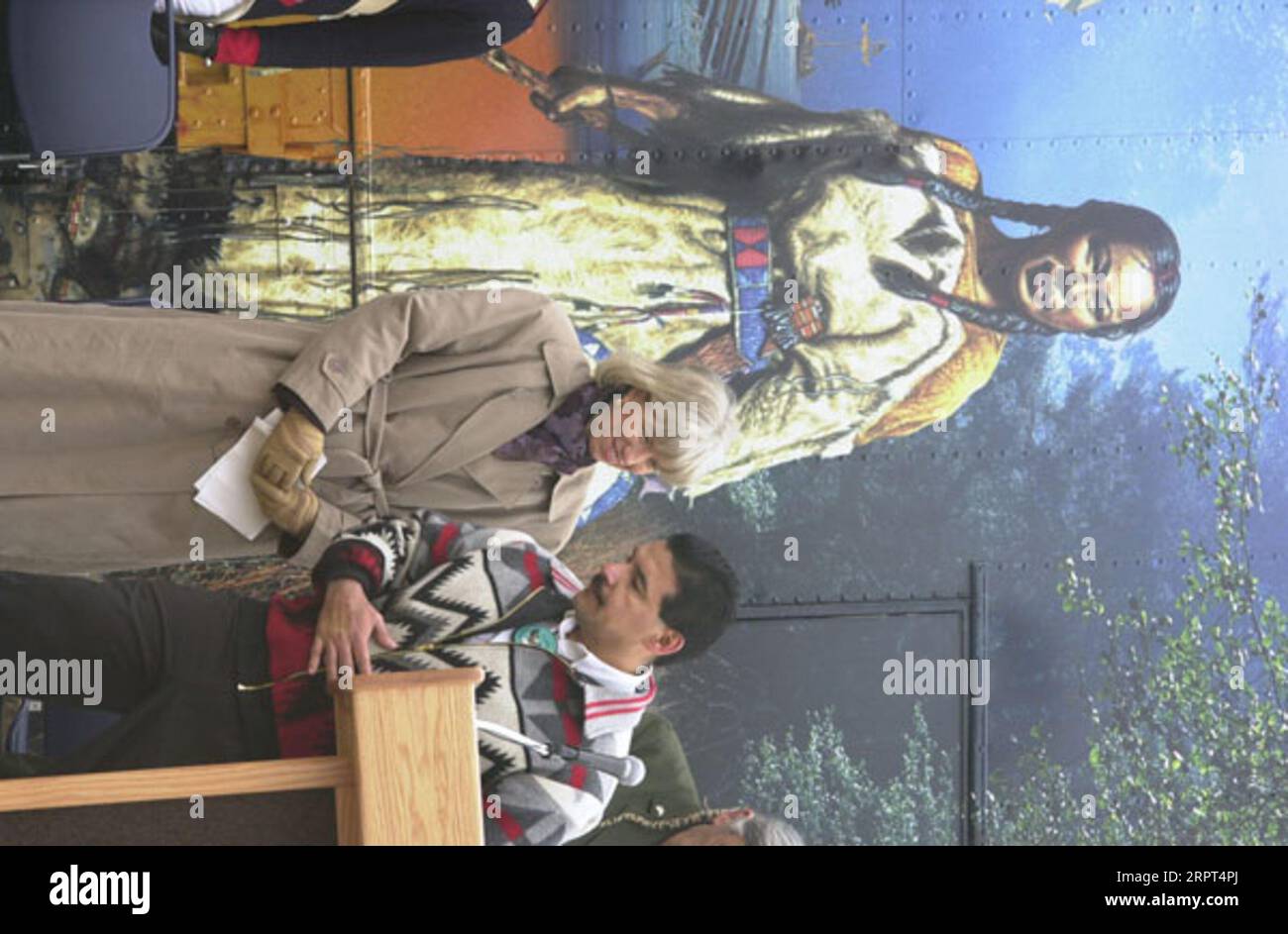 Fort Belknap Indian Reservation Vice Chairman, Darrell Martin, at ...