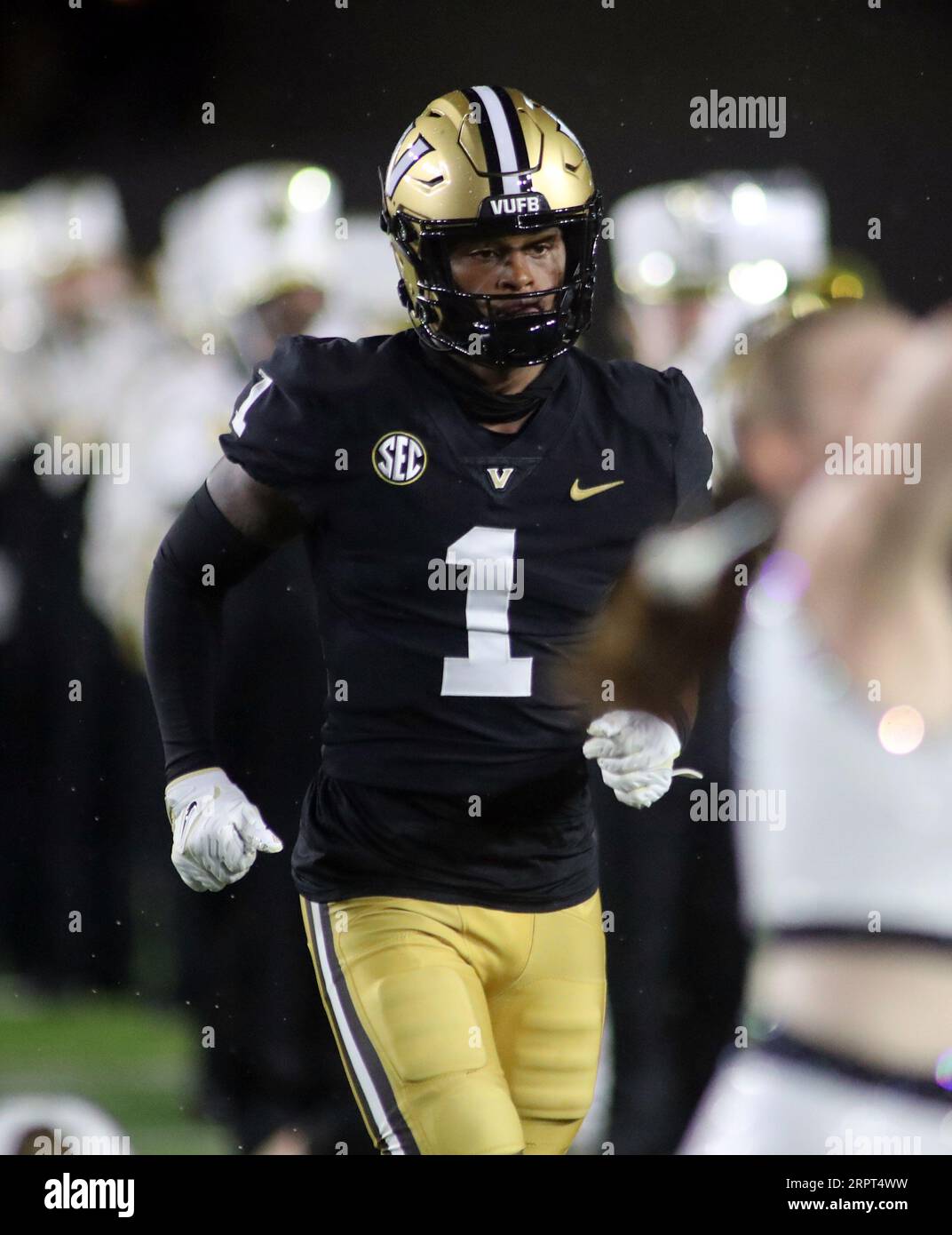 August 26, 2023 - Vanderbilt Commodores linebacker CJ Taylor #1 during ...