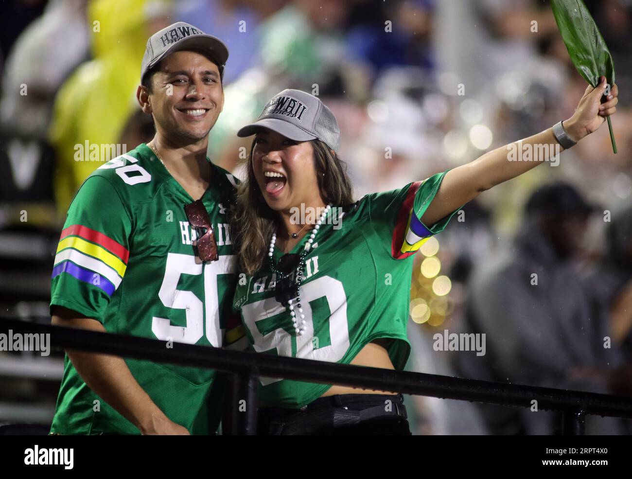 August 26, 2023 - Hawaii fans during a game between the Vanderbilt ...