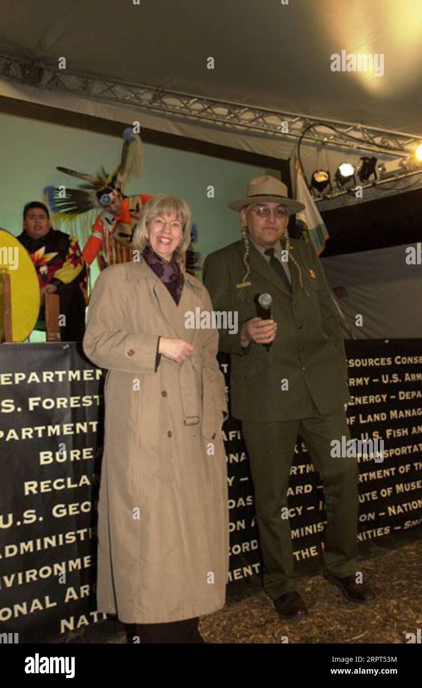 Secretary Gale Norton with Lewis and Clark National Historic Trail ...