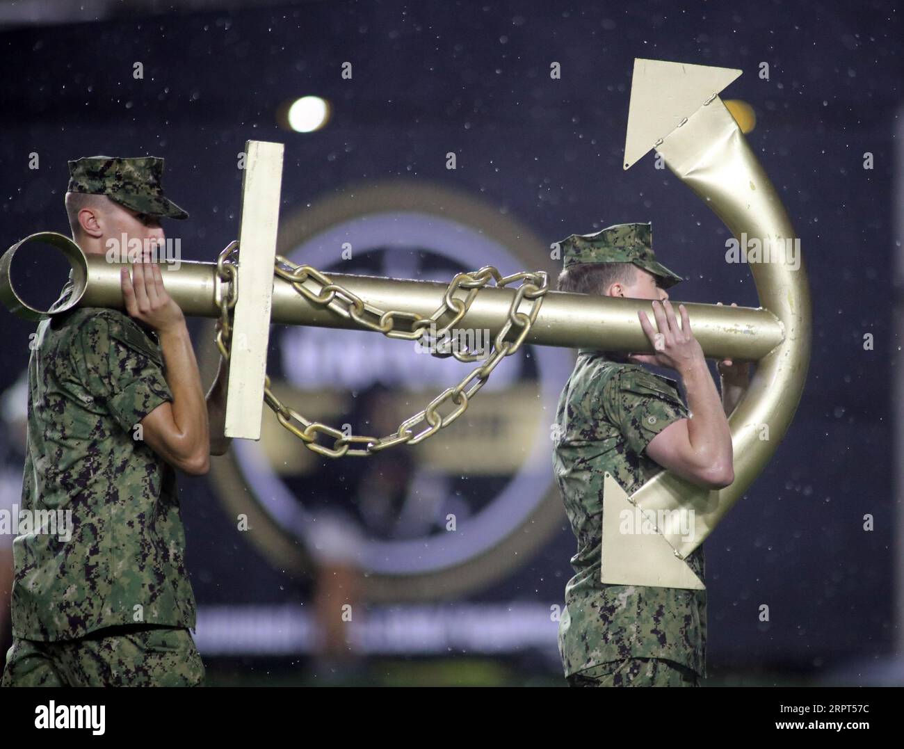 August 26, 2023 - The Vanderbilt Commodores anchor during a game ...