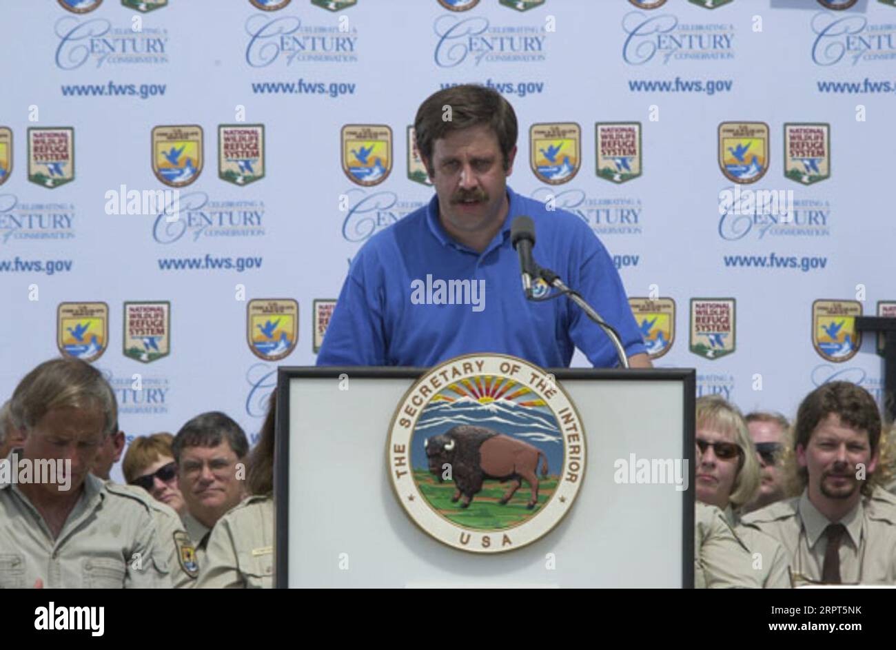Fish and Wildlife Service Director, Steve Williams, speaking at ...