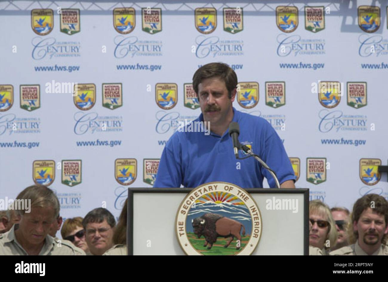 Fish and Wildlife Service Director, Steve Williams, speaking at ...